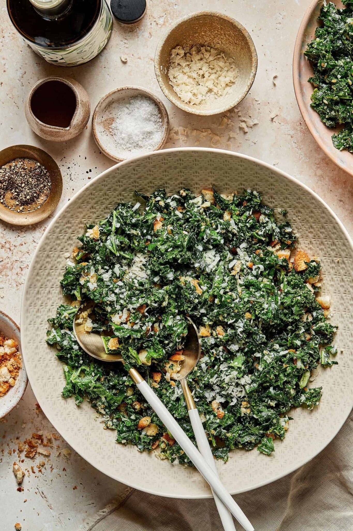 Lemony Parmesan Kale Salad Recipe - rapidrecipes.blog